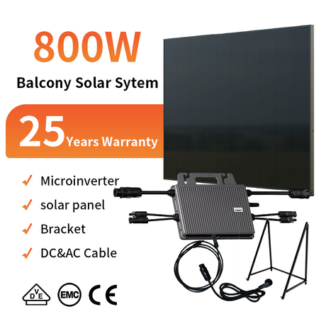 800w Pv Power Storage Off Grid Balcony Solar System from China ...